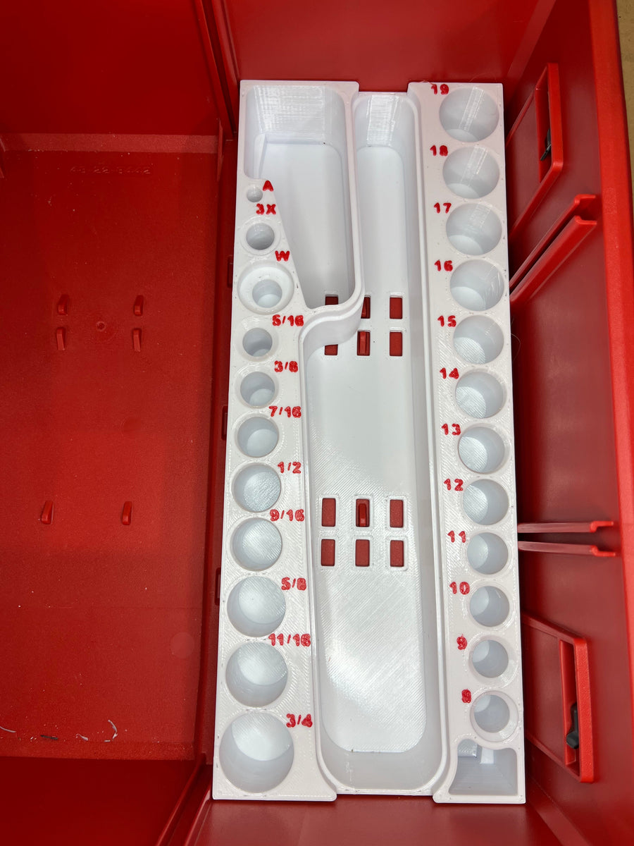 Packout Drawer Insert for 43-Piece Impact Socket Set - Slimline Style ...