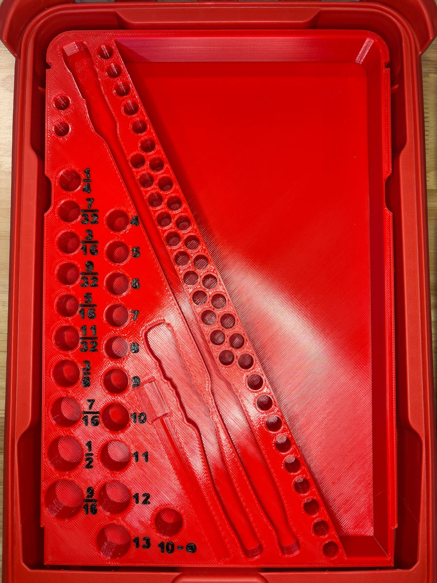 Packout Insert For Gear Wrench 55-Piece 1/4" Drive Socket Set (GW55 ...