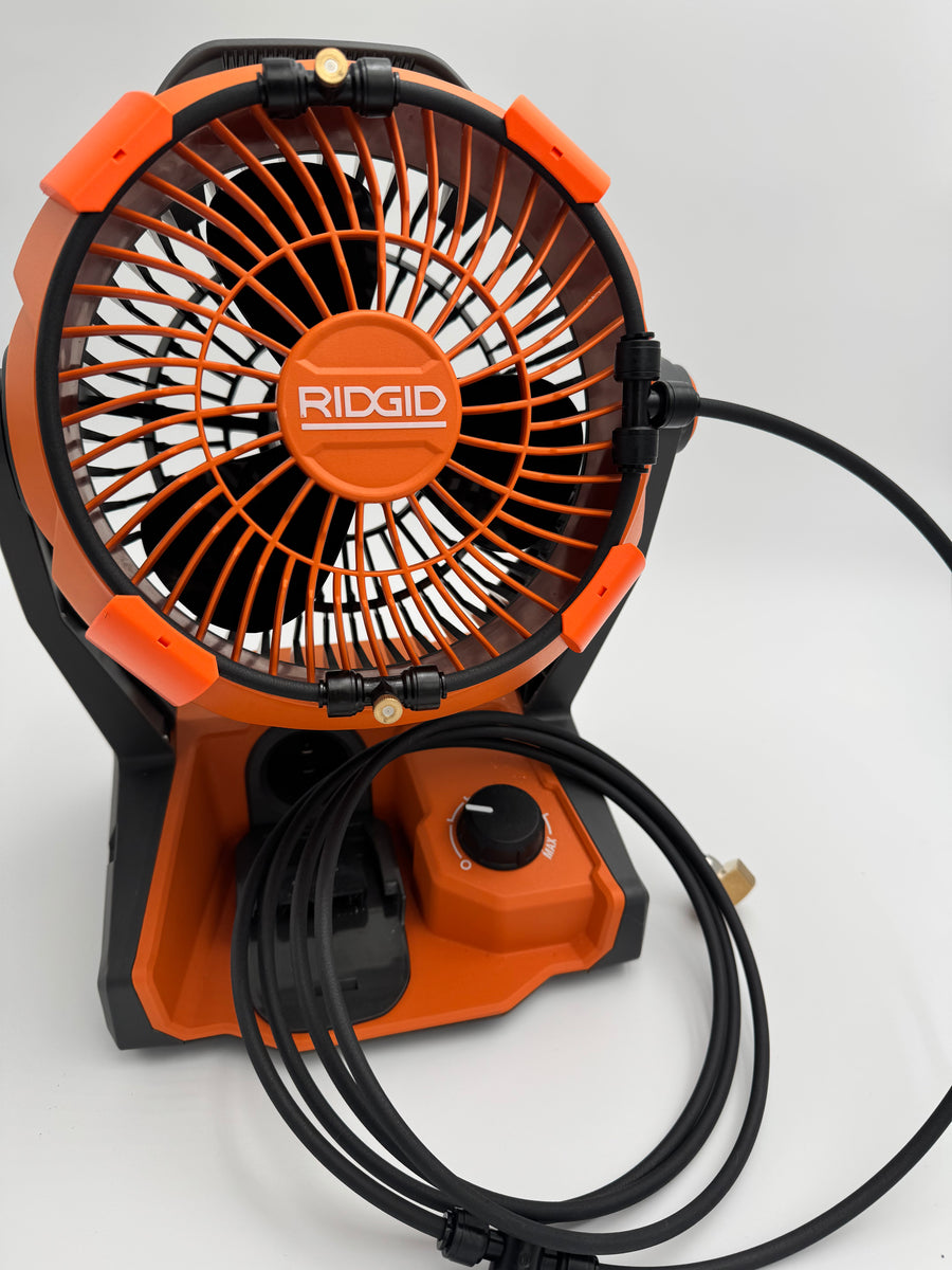 Misting Kit for Small Ridgid Fan – JakeOfALL