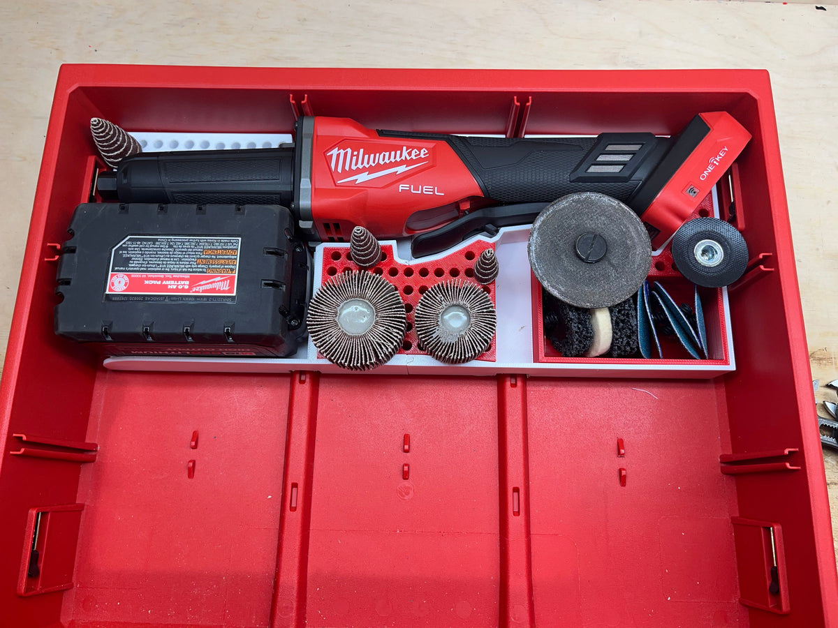 Packout Drawer Insert for M18 FUEL Die Grinder (MDG18 D) - Sidewinder ...
